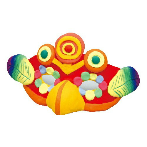 粘土を付けて着色、飾り付けをすれば、オリジナルの仮面が手軽に作れる芯材です。紐は付属しておりません。■198×90×65mm