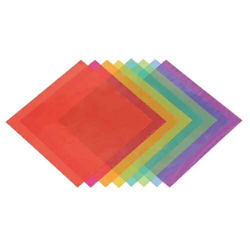 カラー:赤・桃・橙・黄・緑・黄緑・青・紫■140×140mm