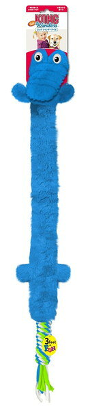 一緒に遊べる約90cm、超ロング型犬用玩具。引っ張りっこ遊びなどにも最適です。頭とボディ部分にはキューキュー鳴る笛が入ったスクイークトイ。しっぽのコットンロープは噛めば噛むほどデンタルケアに。最低限の詰め物を最小限に抑える事で、クタッとした...