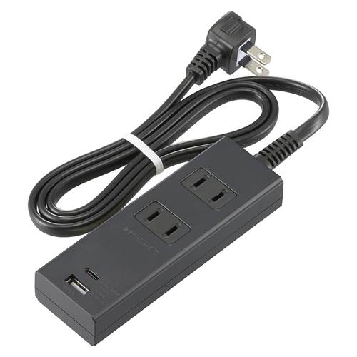 特　徴●USB Type-CはPD（Power Delivery）対応、最大18Wで急速充電●USB差込口はType-C×1、Type-A×1●TypeA+TypeC両方使用時、合計3.4A出力●AC差込口は2口、出力合計1400Wまで●コ...