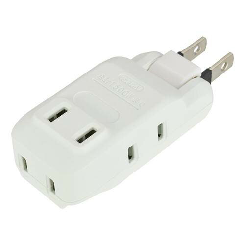 特　徴●本体まるごと熱に強いPBT樹脂使用、難燃・耐熱ボディ●せまい場所でも使える、耐トラッキング絶縁カバー付きフリー回転プラグ●小型サイズ、便利な4個口仕　様■15A 125V 1500W以下■コンセント：4個口