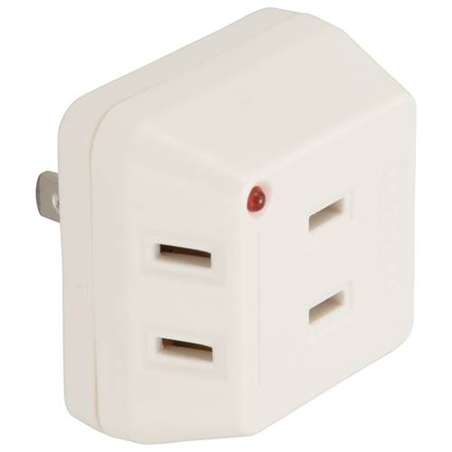 特　徴●雷に強いトリプルタップ●安心の雷ガード●熱に強いPBT樹脂使用で耐熱性アップ●1つのコンセントを3分配●雷サージ軽減素子内蔵●トラッキング火災防止対策●カラーは白仕　様■コンセント：3個口■15A 125V 合計1500ワットまで■...