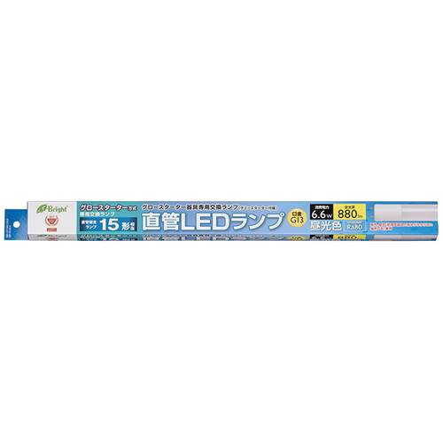 特　徴●ダミースターター付属のグロースタータ器具専用交換ランプ●直管蛍光ランプ15W形相当の明るさ●昼光色●口金：G13●【2017年ジェネリック家電製品大賞】≪「生活家電」部門≫大賞受賞モデル● 片側給電仕様●直管LEDランプ5年保証対象...