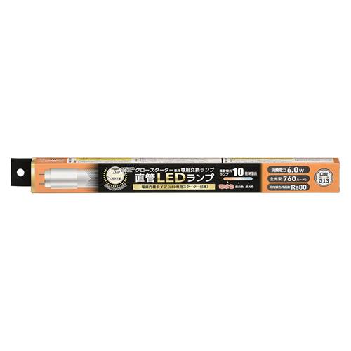 特　徴●グロースターター器具専用●電源内蔵タイプ（LED専用スターター付属）●直管蛍光ランプ10形相当の明るさ●全周ガラス飛散防止フィルムが施された、広く明るいガラス管●口金はG13●光源は電球色●片側給電仕様●直管LEDランプ5年保証対象...