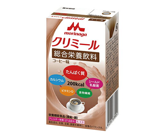 1本当たり200kcal、たんぱく質7.5g、乳酸菌100億個配合、食欲のないときもずっと飲める高栄養飲料です。コーヒー味入数：1箱（24パック入）成分：1本125mL（200kcal）、亜鉛・銅アレルギー：牛乳・大豆由来成分※1日当たり2...