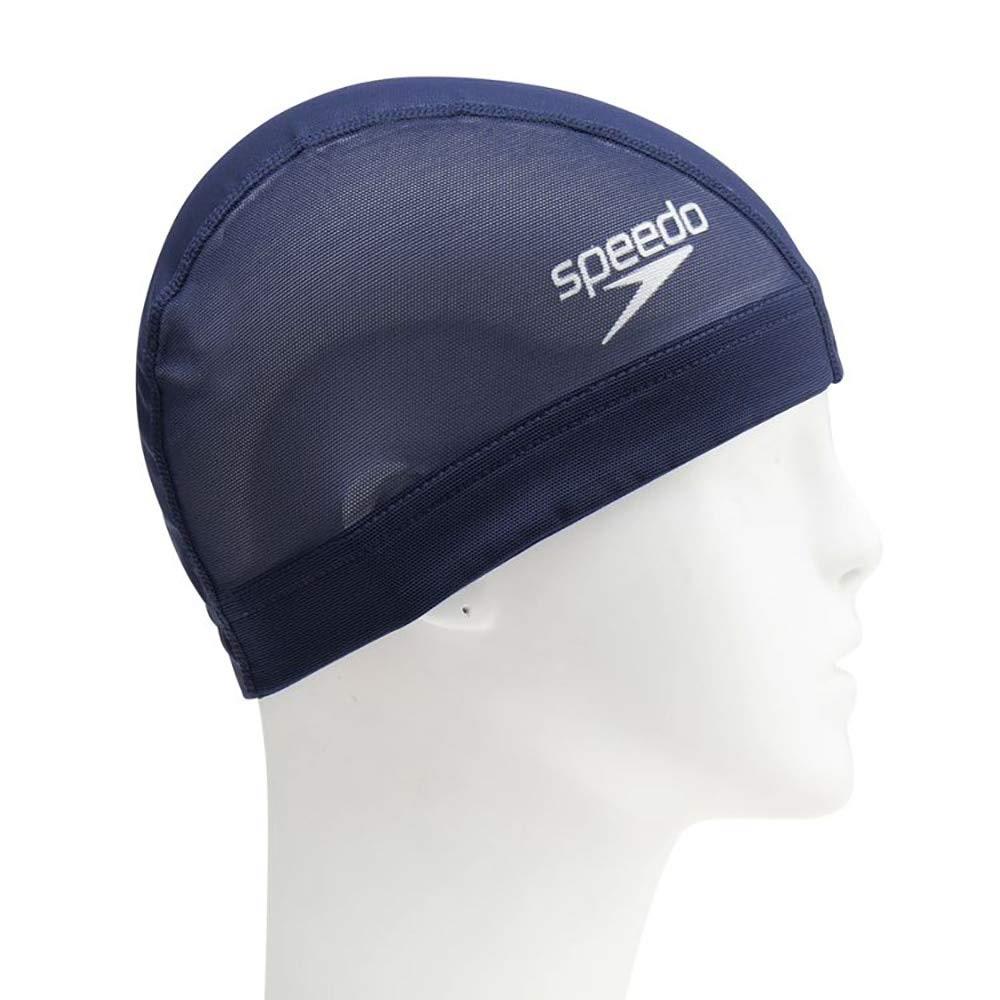 サイズ：M◆商品名：Speedo(スピード) スイムキャップ Logo Mesh Cap ロゴメッシュキャップ 水泳 ユニセックス SE12050 ネイビーブルー Mスタンダードなメッシュキャップ耐久性があり、しっかりとしたフィット感FIN...