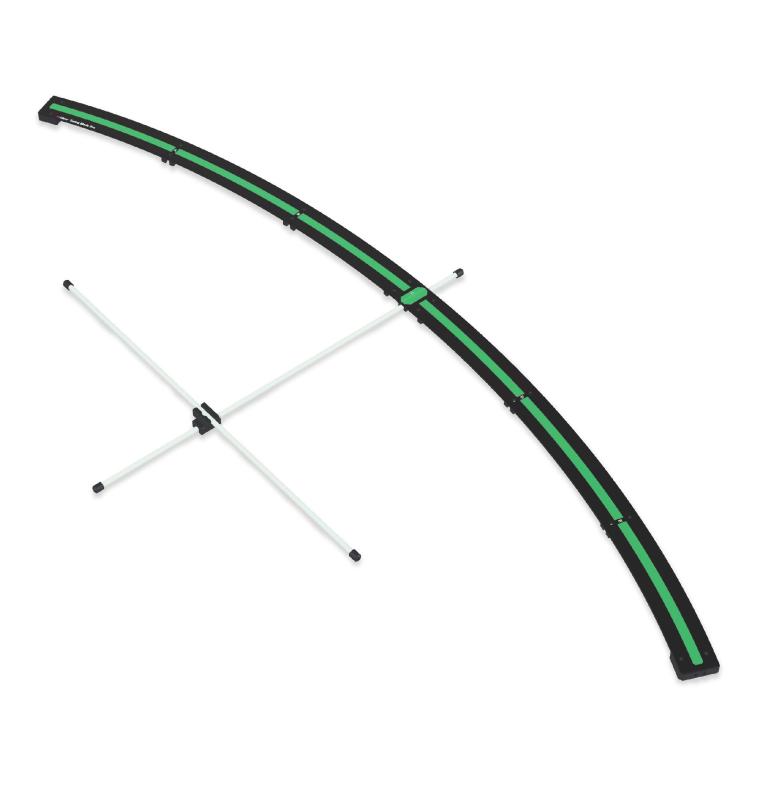 N-Glow Swing Blade Pro ゴルフ スイング練習機 スイングブレードプロ使用時のサイズ：W97cm×H44.5cm×T1cm 広い場所で練習してください。Swing Blade Proは正しいスイング軌道(円弧)を体で覚え...