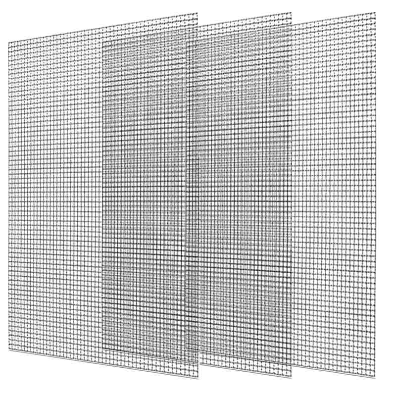 EUSTACE ステンレスメッシュ 3枚セット 網目1mm A4サイズ 産業用金網 防虫 濾過網 ステンレス 平織金網 産業用 20メッシュ 線径0.4mm 高硬度 換気 耐高温 錆びない 防鼠 家庭用 建築用ネット 300x210m【ステ...