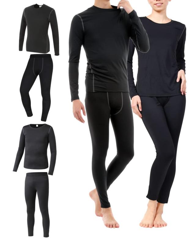 [Village Variety] サウナスーツ インナー メンズ レディース 【圧着吸汗力】 上下 セット 防寒インナー