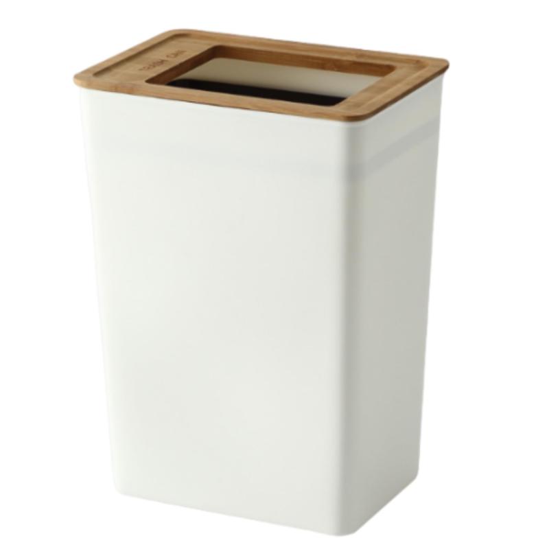 東京もの屋敷 ゴミ箱 おしゃれ 塵箱 スリム ダストボックス 袋が見えないごみばこ 省スペース【竹製のフタ付き】竹製のきれいなフタがさりげないアクセントに、フタは載せるだけ。竹は抗菌性・防臭性に優れて、臭いや菌の繁殖を抑えて衛生的に使えます...