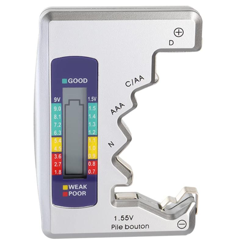 Bestgle電池チェッカー デジタル バッテリーチェッカー 電源不要 LCD液晶画面 バッテリー残量テスター 電池残量測定器 バッテリーチェッカー コイン電池が測れる電池チェッカーボタン電池使ご注意：1、正極と負極を逆にすることはできませ...