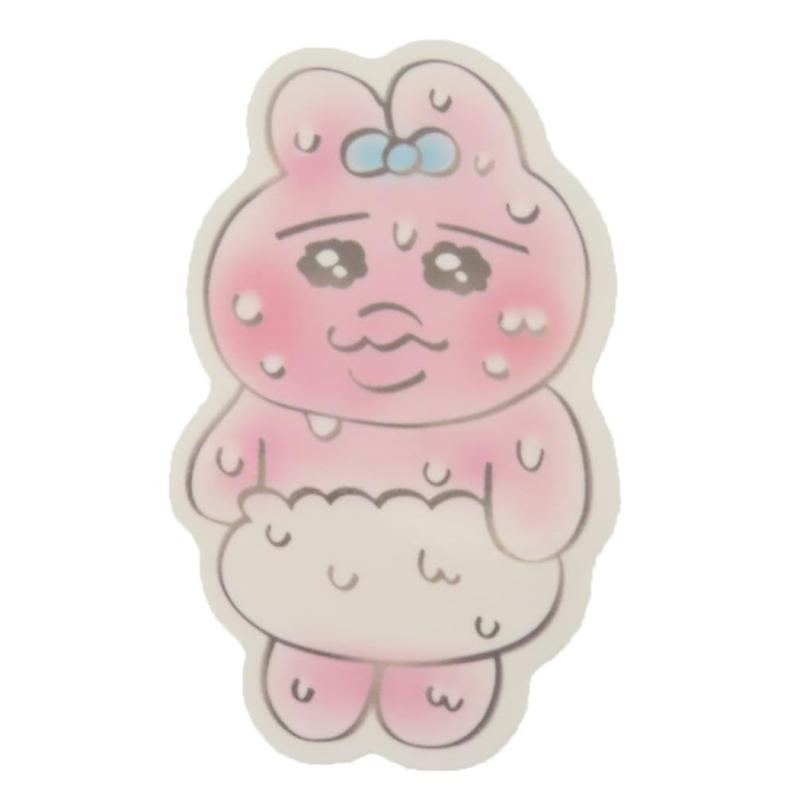 おぱんちゅうさぎ[キャラクターステッカー]ミニデコステッカー/汗耐水耐光で屋外仕様も出来る可愛いミニデコステッカーデザイン/デコレーション/シール/手帳/ステッカーおしゃれ シール デザイン 文具 文房具 新入学 新学期
