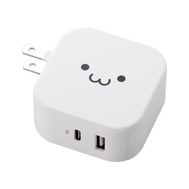 エレコム USB コンセント 充電器 合計32W (USB PD対応) Type-C×1 / USB-A×1 MPA-ACCP20