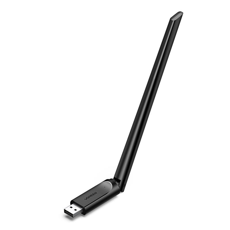 UGREEN WIFI 無線LAN 子機 WIFI 6 886Mbps 5G+2.4G 6dBi 超高速通信 デュアルバンド 180°回転ハイパワーアンテナ搭載 IEEE 802.11ax無線規格 AX900 600Mbps + 287Mb...