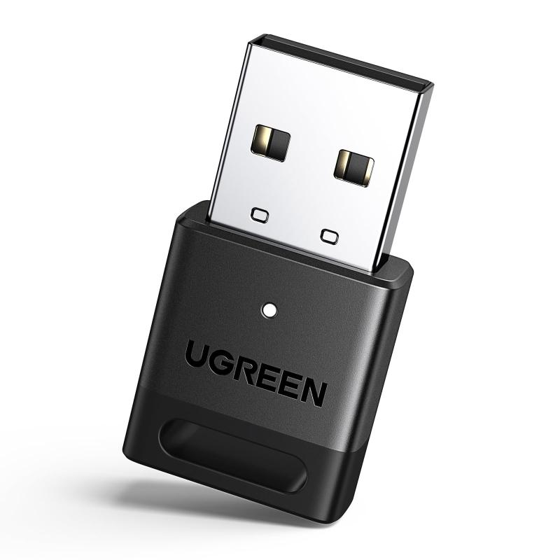 UGREEN Bluetooth 5.4アダプタPC, PC用 USB Bluetoothアダプタ Windows 11/10/8.1, EDR&amp;BLEモード 長距離 プラグ＆プレイ ミニサイズ, コントローラ用、Bluetooth...
