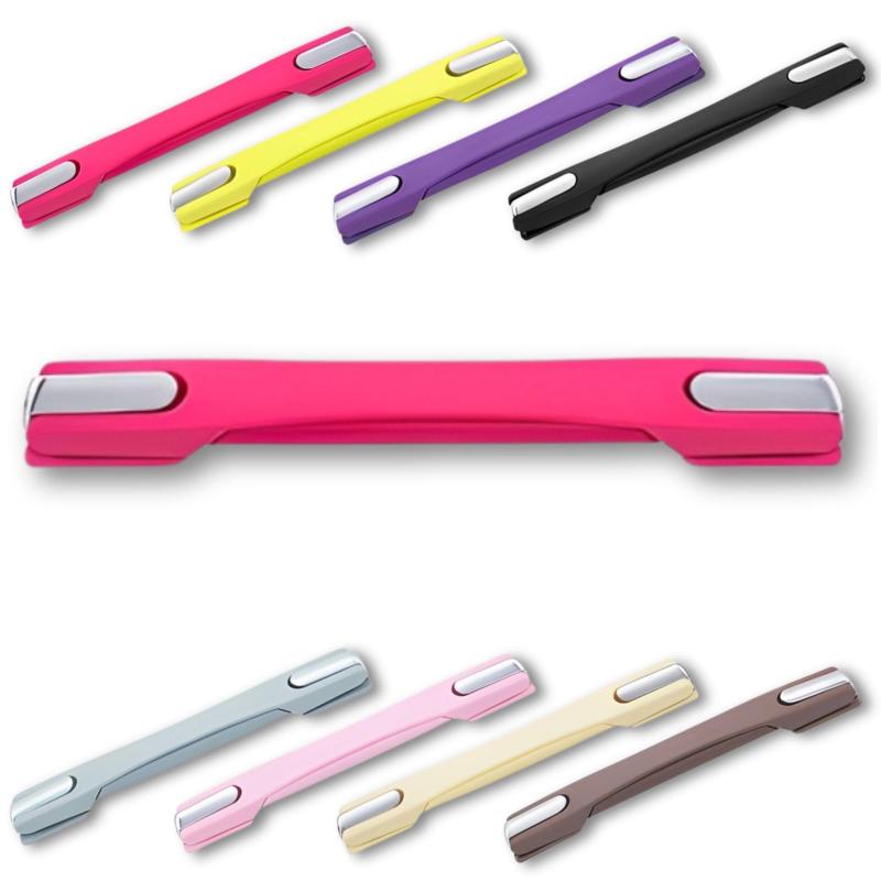 Leap Raupe スーツケースハンドル 取っ手 部品 交換 修理 スーツケースハンドル キャリーケース 22.5cm レッドピンク マゼンタ JJJ ネジなし簡単取り付け: 特別な工具や専門的な知識を必要とせず、プラスドライバーだけで誰...
