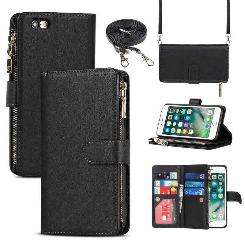 DKLLwallet leather case for iPhone 6/ 6 plus【スタンド機能】：スタンド機能が付いて、横向いて斜めに立てて、お好きな角度に調整することができ、映画や読書を楽しむ際に両手を開放され、とてもの便利さを持...