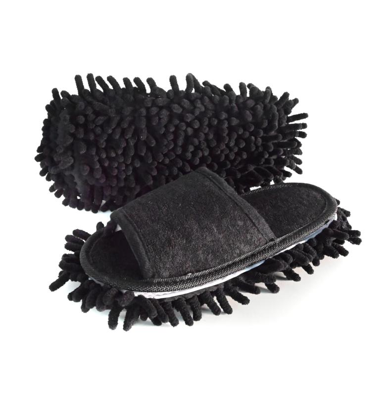 女性用モップスリッパ、レディースマイクロファイバー床掃除スリッパ 柔らかく快適 家のスリッパWear them to clean the dust on the floor wihtout bending overExtremely sof...