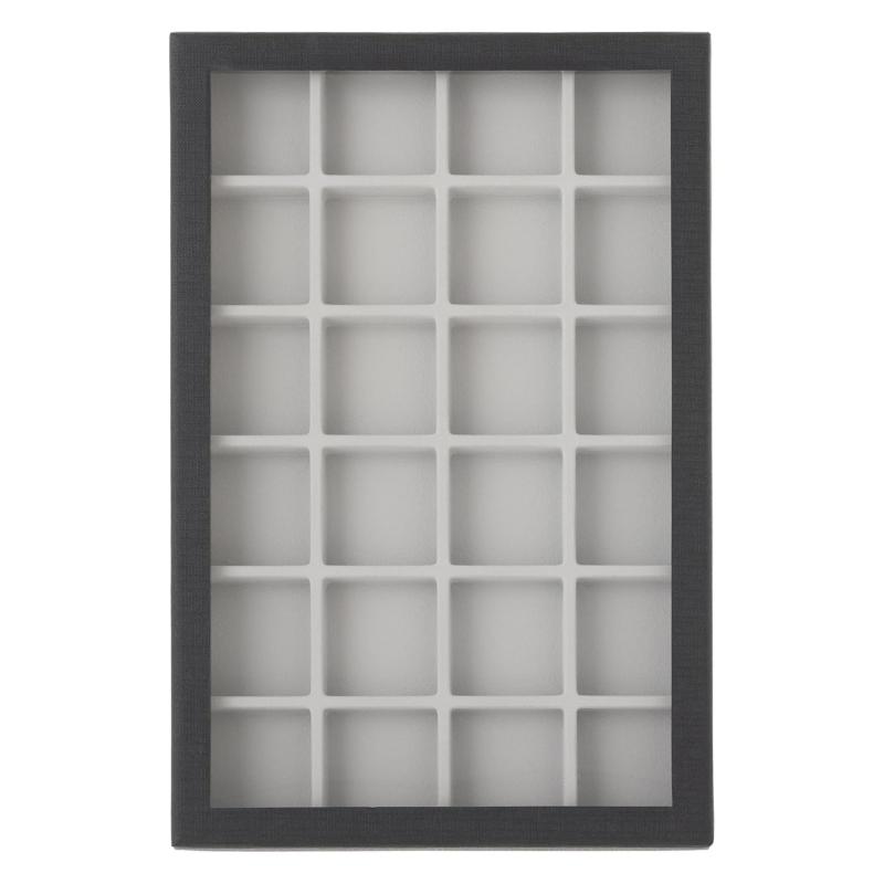 ライム ルースケース 40mm用 紙箱 透明フタ 黒 193×290×H24mm 10056BKサイズ : 193×290×H24mmマスサイズ : 40×40mm (24マス)カラー : 紙箱 : 黒・マス : グレー用途 : ルースケー...