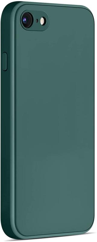 ATUP iPhone SE 第3世代 、第2世代 ケース、 iPhone7 / 8 ケース バンパー 衝撃吸収 レンズ保護 傷つけ防止 iPhone SE3/SE2/7/8用カバー (4.7インチ, 濃い緑色)iPhone8/iPhone...