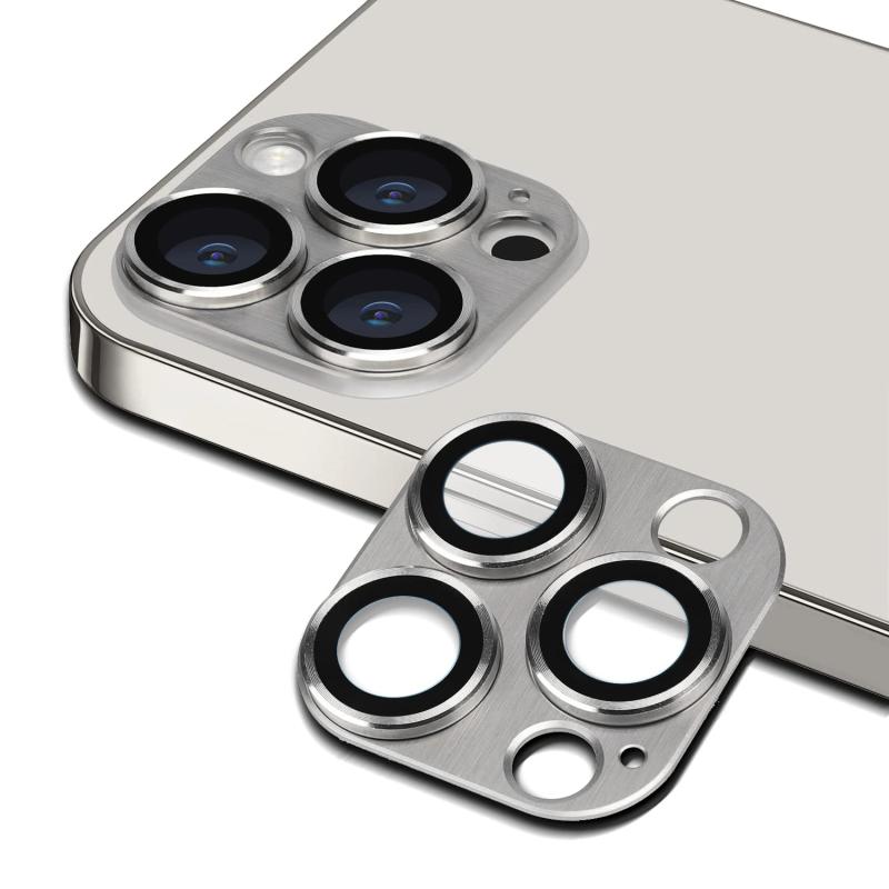 SeGinn iPhone 12 Pro 対応 カメラフィルム レンズカバー 金属 ケース 高透過率 露出オーバー防止 耐衝撃 防塵 全面保護 アルミ合金＋強化ガラス製 iPhone 12 Pro 用 レンズフィルム