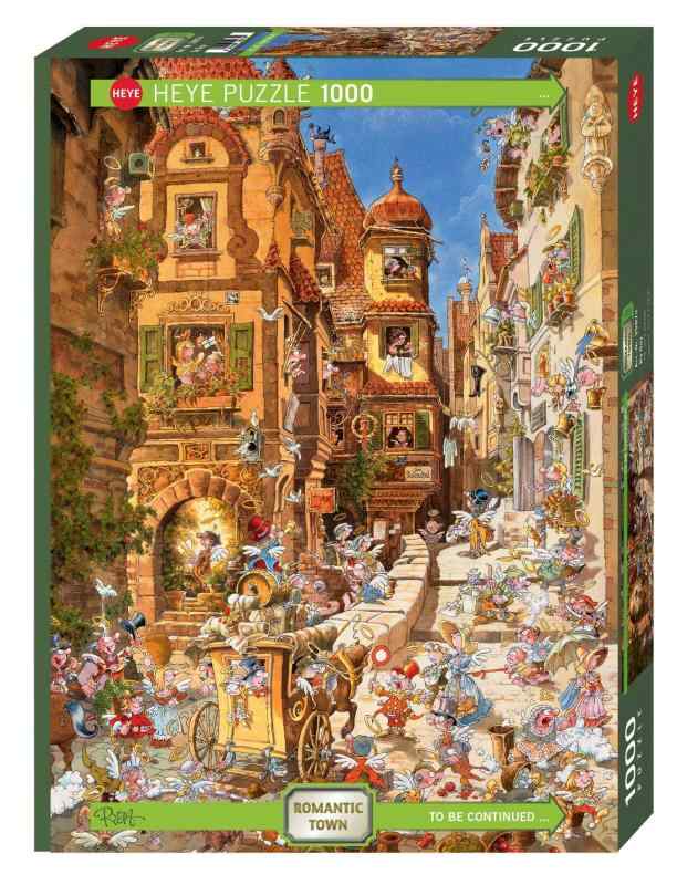1000ピース HEYE Puzzle ヘイパズル 29874 Michael Ryba : Romantic Town, By Dayピース数 : 1000ピース完成サイズ : 50 x 70 cm対応フレーム : F1020Made i...
