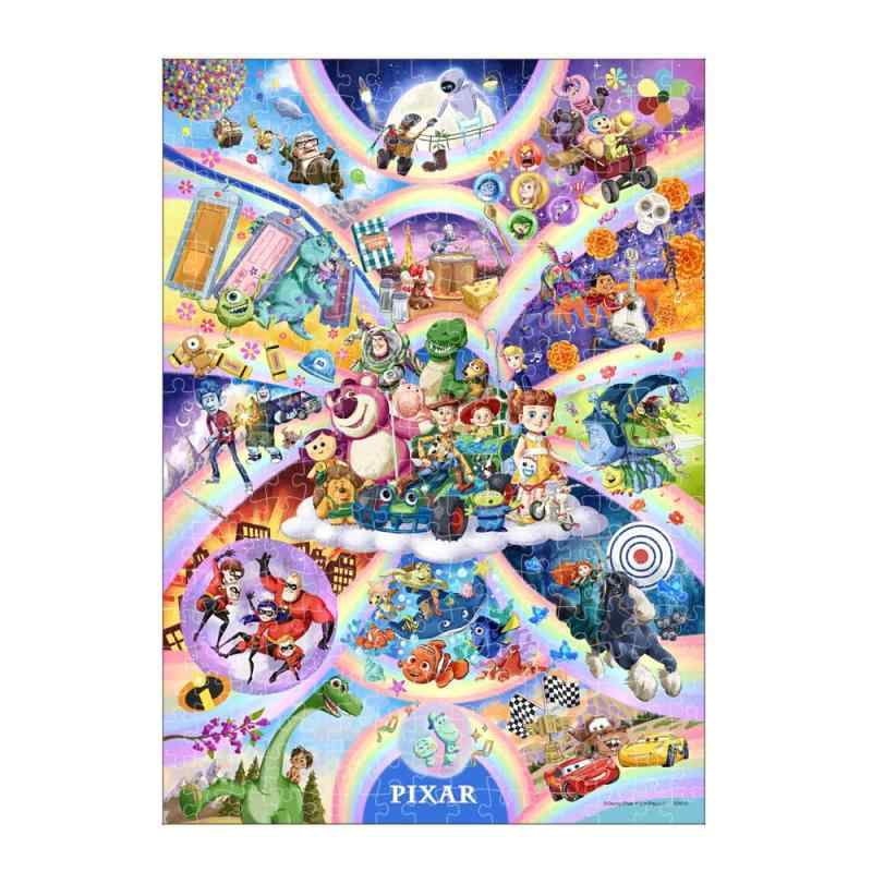 テンヨー(Tenyo) 【日本製】 300ピース ジグソーパズル ディズニー ディズニーピクサー Popping out ピクサーキャラクター大集合 (30.5x43cm) D-300-063 のり付き ヘラ付き サービスカード付き（C)D...