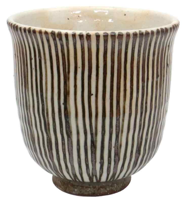 波佐見焼 利左ェ門窯 粉引京千筋 お湯呑