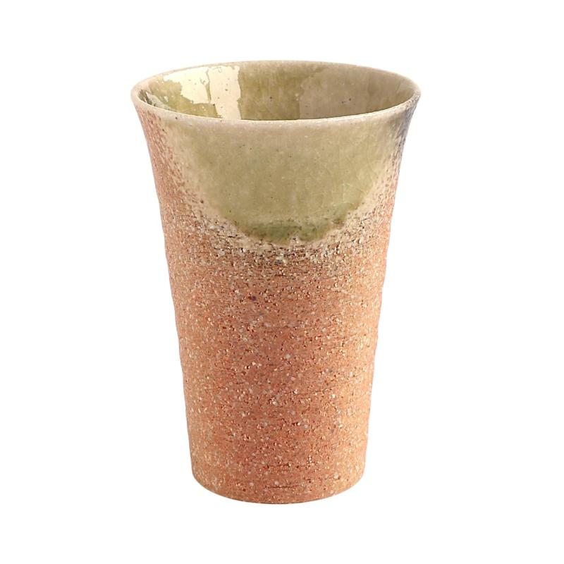 陶里『信楽焼』紅雨フリーカップ