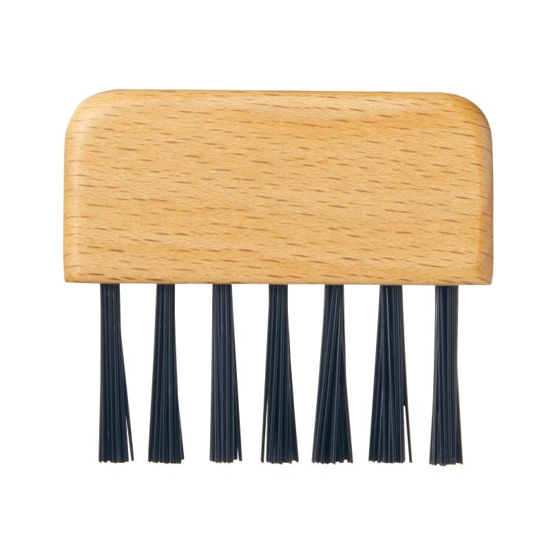 ブナ材お手入れブラシヘアブラシ用 OFA37A0Sサイズ:全長約6cm仕様・混率:ハンドル部:天然木(ブナ材) ブラシ部ピン:ナイロン樹脂