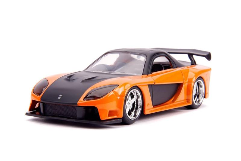 Fast &amp; Furious 1:32 Han's Mazda RX-7 Die-cast Car, Toys for Kids and Adults 商品カテゴリー: ダイキャスト [並行輸入品]ドア開閉ダイキャスト製1/32スケ...
