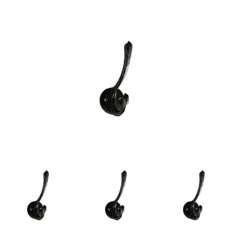 ダルトン(Dulton) アイアンパーツ ダブルフック スモールサイズ DOUBLE HOOK A.BLK S255-101ABK