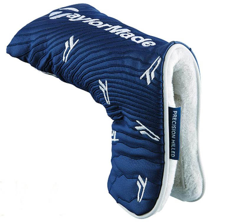TaylorMade ゴルフパターヘッドカバー TP Hydroblast ブルー/ホワイトTPハイドロブラストブレード新品ブルー/ホワイト。