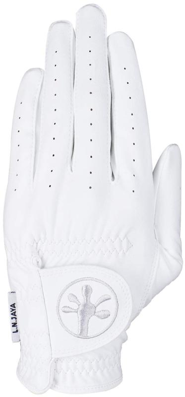 レザックス メンズ L.N.JAYA ゴルフグローブ 左手用 ホワイト 24cm LNGL-0404色:ホワイトサイズ:24cm素材:合成皮革左手用