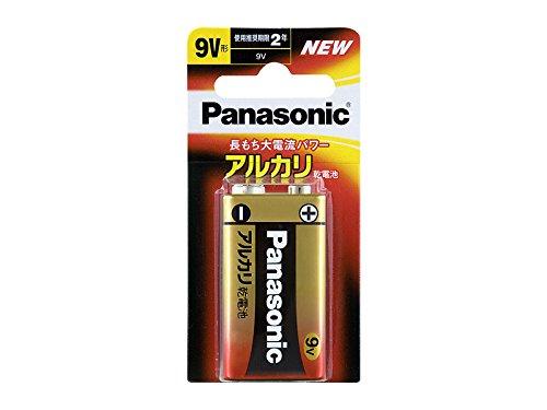パナソニック 9V形アルカリ乾電池 1本パック 6LR61XJ/1B✅ 使用推奨期限2年✅液もれ防止製法を採用✅ショートを防ぐ絶縁リング付き