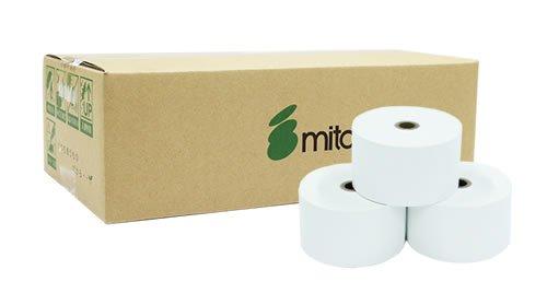 感熱ロール紙 45×80×12 （10巻パック）種別 ： 感熱ロール紙入り数 ： 10巻入保存性 ： 5年保存サイズ ： 幅45mm×外径80mm×内径12mm