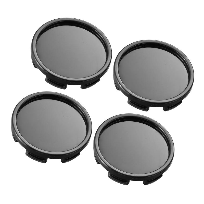 ACROPIX カータイヤホイールセンターハブキャップカバー 58mm径 6クリップ ブラック 4個4個 ABS車タイヤホイールセンターハブキャップカバーサイズ：外径:58mm、内径：50mm、クリップ間の外径:56mm、ベース外径:53 ...