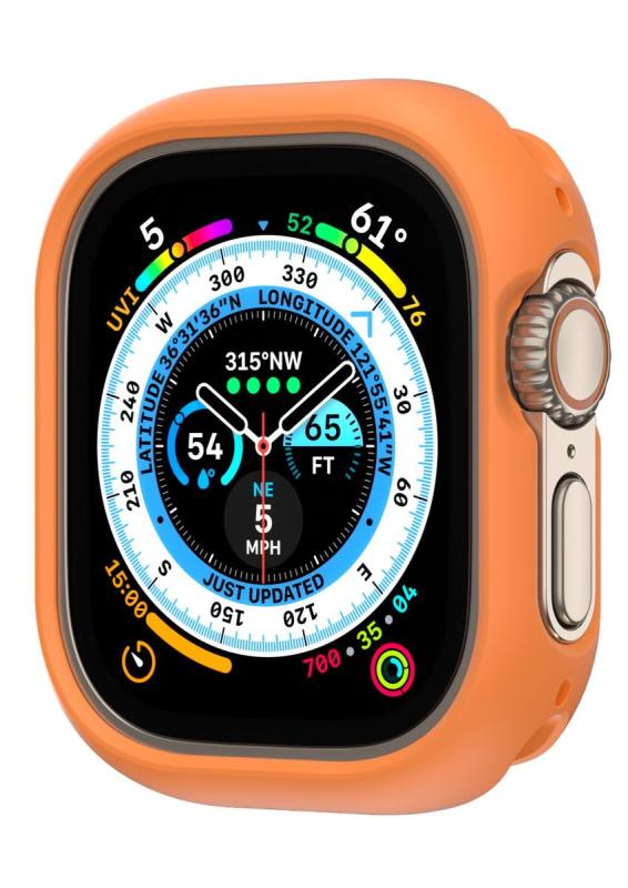 【MagEasy】 Apple Watch Ultra 2 対応 カバー 耐衝撃 米軍 MIL規格 準拠 ソフト TPU 保護 ケース ボタン 着せ替え 保護ケース [ AppleWatch Ultra2 Ultra 49mm アップルウォ...