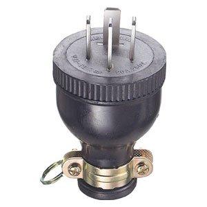 明工 ゴムプラグ接地3P MP2526定格:接地3P20A250V適用電線(mm[[の2乗]]):1CT2~5.5VCT 3.5~5.5/VCTF5.5防水:×防水:-