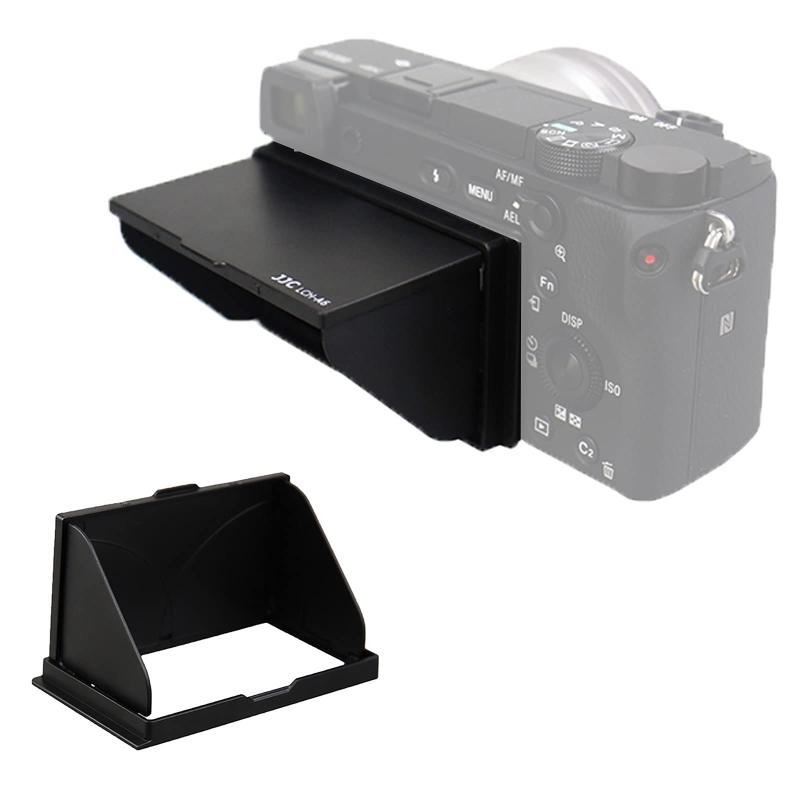 JJC 折り畳み式 液晶フード LCDスクリーンサンシールドフード 液晶 シェード サンカバー 日除け 屋外用 Sony A6600 A6500 A6400 A6300 A6100 A6000 対応 ソニー LCDフード 軽量【適用】 So...