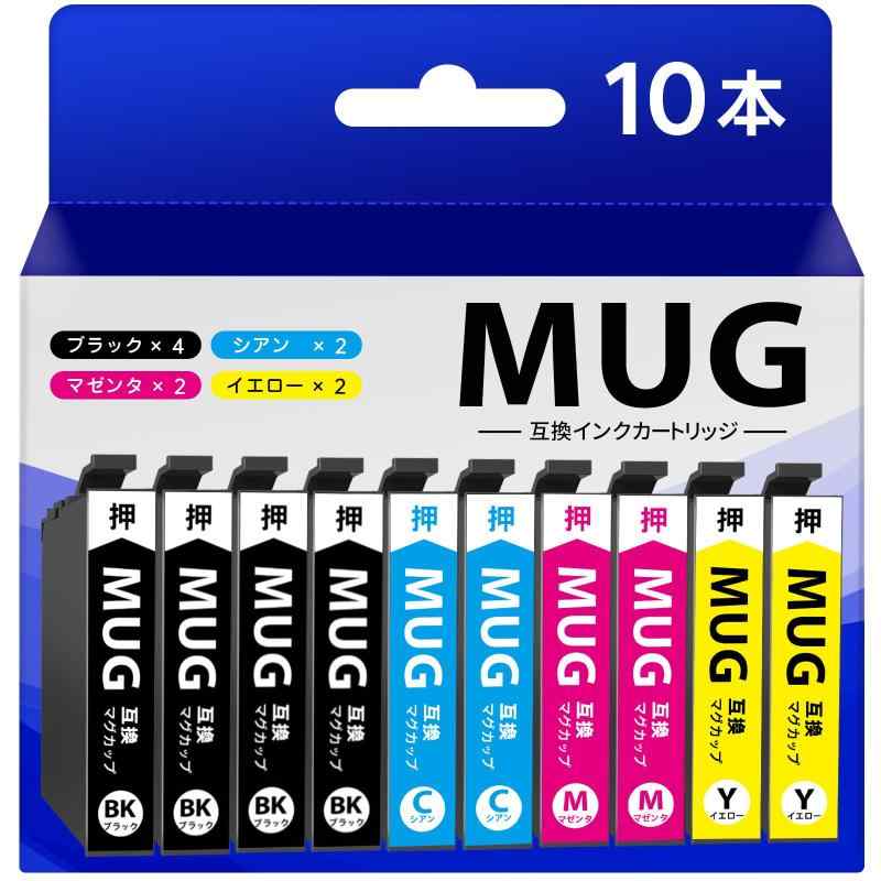 MUG-4CL マグカップ エプソン対応 MUG 互換 インク EPSON用 対応機種 EW-452A EW-052A 互換インク 大容量【対応プリンター】 プリンター EW-452A EW-052A にご対応いたします。初めてご購入の場合...