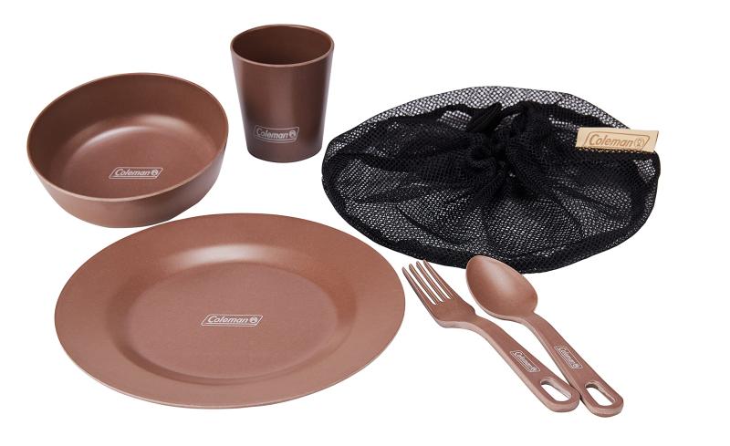 Coleman(コールマン) オーガニックテーブルウェアセットパーソナル 2000038931インドアでも使える落ち着いたデザイン/質感耐熱温度:140℃ 食洗機可収納サイズ:約Φ230×100mm製品サイズ:プレート 約Φ225×20mm...