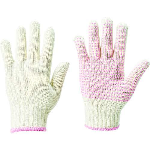 TRUSCO(トラスコ) 子供用軍手 滑り止め付 10双入り TCLGJM × 2組【ケース販売】色:生成サイズ:S厚さ(mm):2.0ゲージ数:7全長(cm):18.5