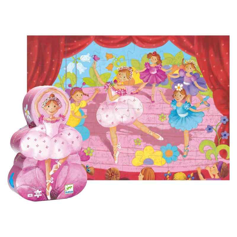 Djeco / 36-piece子供のファンタジーシルエットボックスジグソーパズル楽しさと一緒に学習の繊維素持参ジグソーパズル子供は細かいモータースキルとパターン認識、それにつながること両方て素晴らしい時間を変更できるようにするには大きなは...