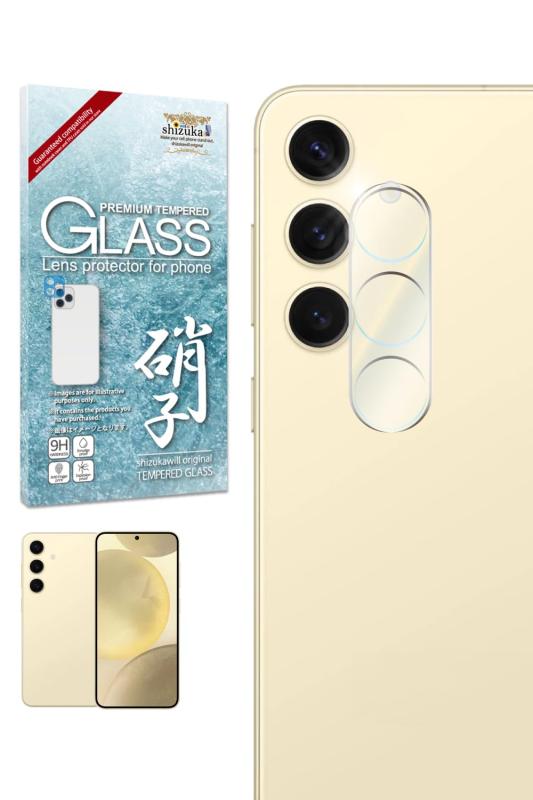 シズカウィル Galaxy S24 用 カメラ保護 カメラカバー カメラレンズ 強化ガラス 気泡レス 全面保護 保護フィルム SC-51E 用 SCG25 用 SM-S921Q 用 フィルム ガラスフィルム レンズ保護 レンズカバー 1【シ...
