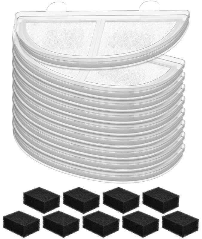 【獣医師監修】 ペット 猫 水フィルター 給水器フィルター WF20 CF20 交換水フィルター 猫＆犬兼用 自動給水器 水飲み器 フィルターユニット 枠付き 9セット入り【対応機種】ペット用自動給水器WF20、CF20に適合する犬 猫 水...