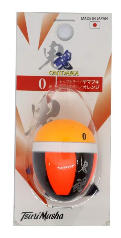 TEAM 釣武者 ウキ 鬼魂 0 ヤマブキ/オレンジ.サイズ:0カラー:ヤマブキ/オレンジ