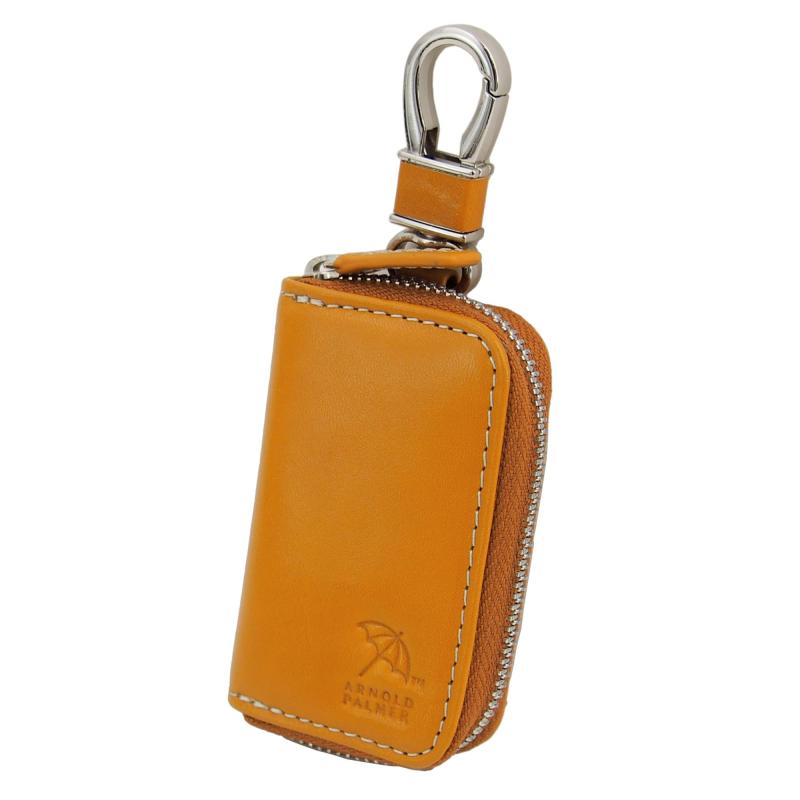 [アーノルドパーマー] カラフルシリーズ スマート キーケース 本革 レザー 4AP3284【素材】牛革【サイズ】 横5.5cm×縦9cm×厚み2cm 【仕様】キーチェーン×1 カラビナ付き【選べる8色・カラフルシリーズ】ディープトーンの牛...