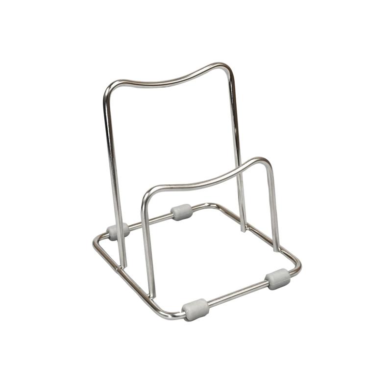 ファイン ステンレスまな板スタンド コンパクト まな板立て 錆びにくい シンプル 滑り止め (厚さ3cm以下対応) FIN-1087【サイズ(約)】10.7×12×12.2cm　付属品：滑り止め×4個（直径1×1.5cm）【対応まな板サイズ...