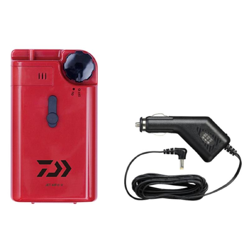 ダイワ(DAIWA) ジェットエアーアルファ V レッドカラー:レッド連続使用時間:約約15時間(乾電池使用時)外形寸法(mm):約82×144×43本体重量(g):約200 (電池付属品除く)エアー量(毎分):1.5L(V)